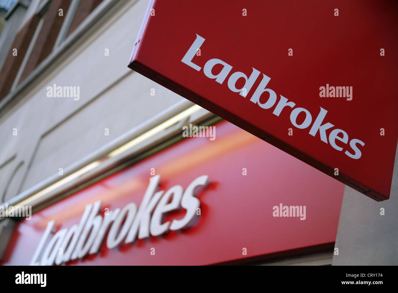 Ladbrokes sign hi-res stock photography and images - Alamy