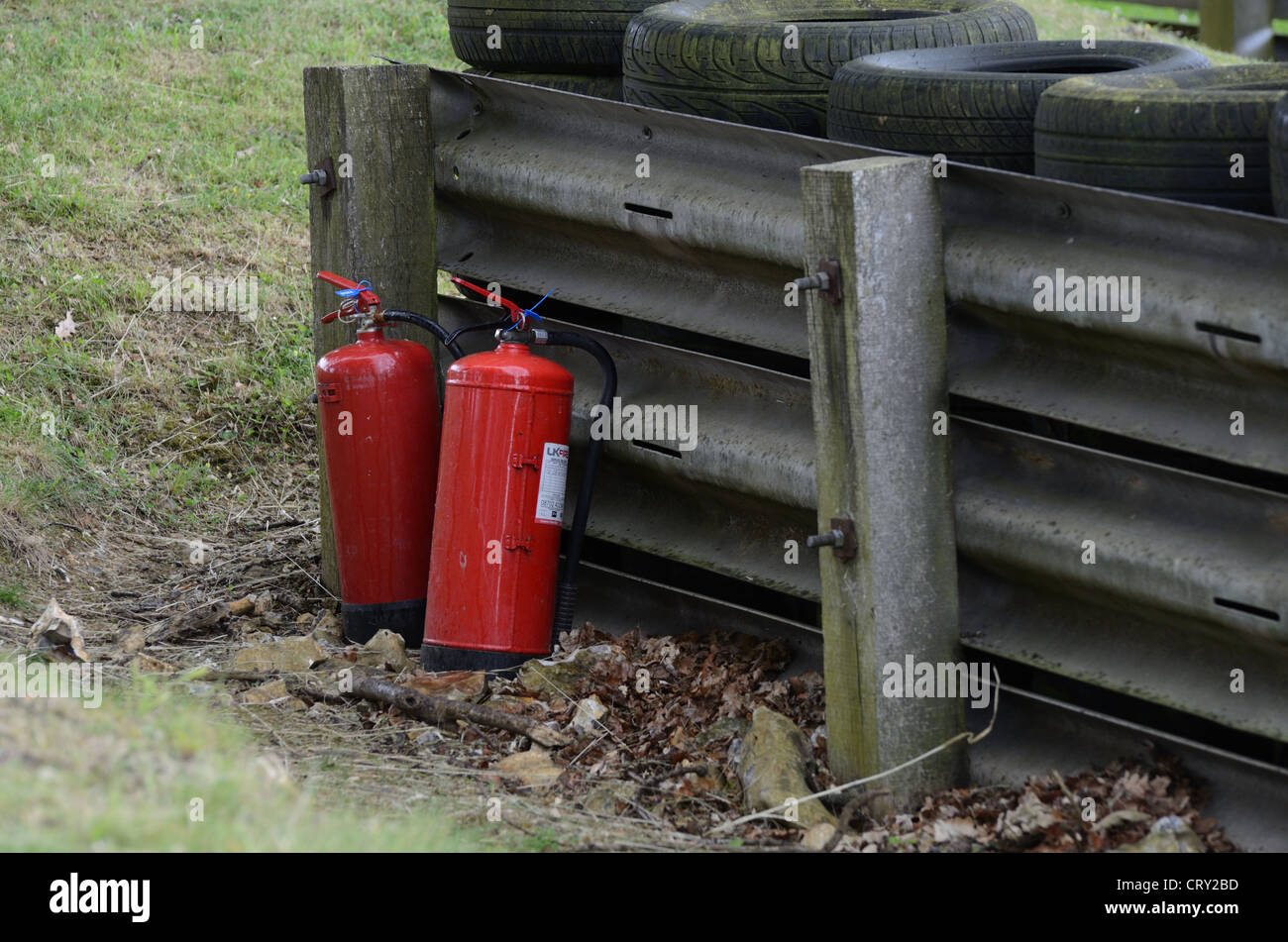 fire extinguishers at brands hatch race course Stock Photo - Alamy fire extinguishers at brands hatch race course Stock Photo - Alamy
