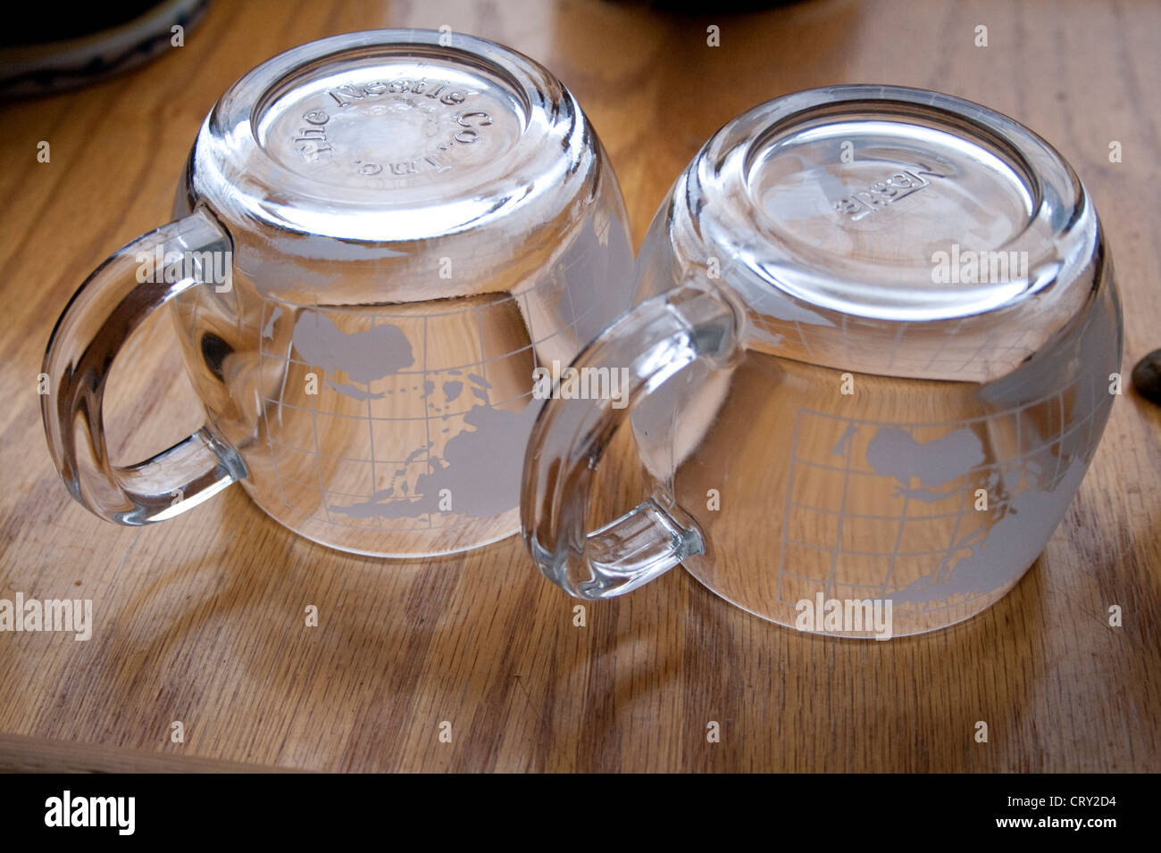 Two round the world glass cups - photographers favorite martini glasses ...