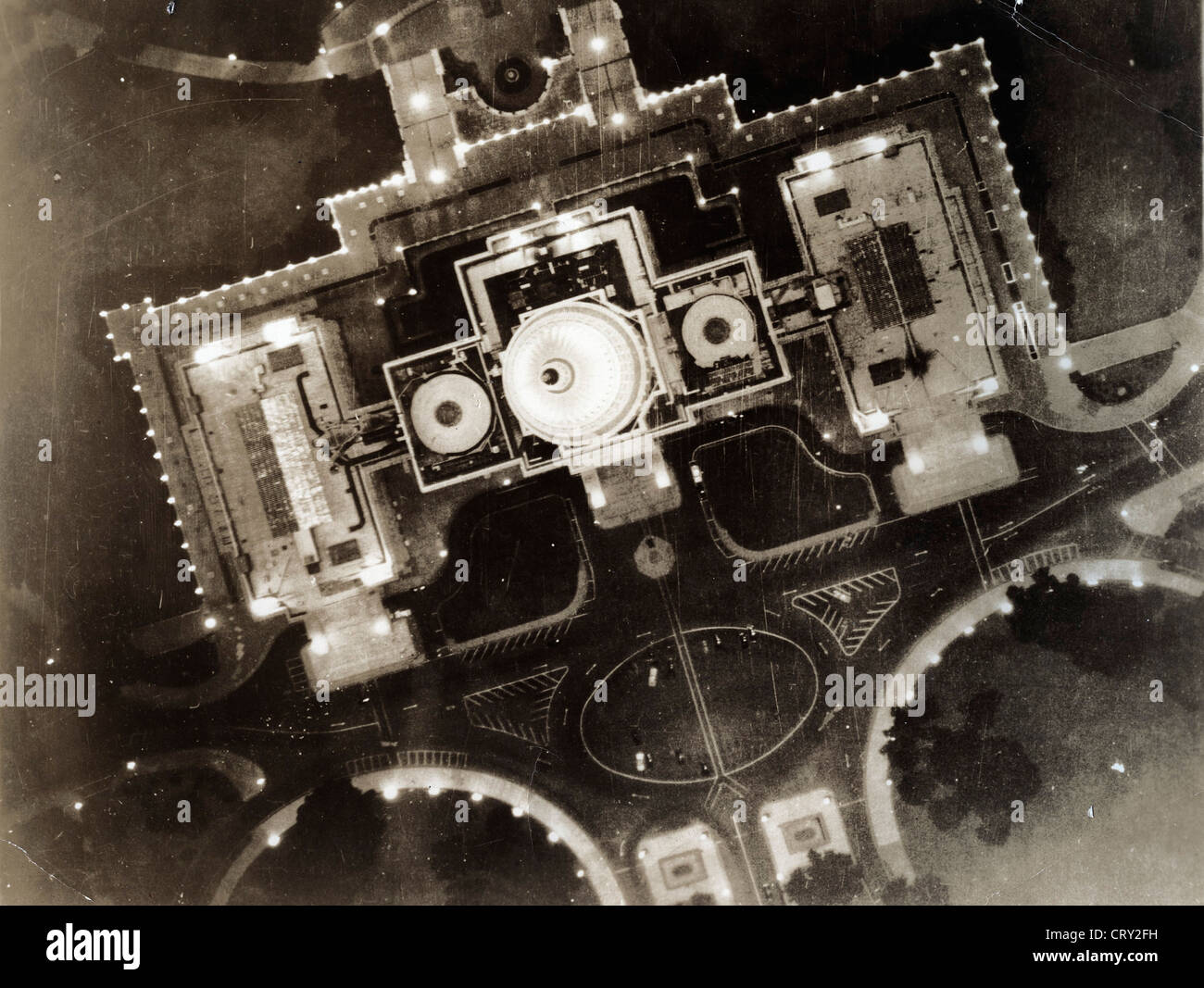 White House Aerial View Owl