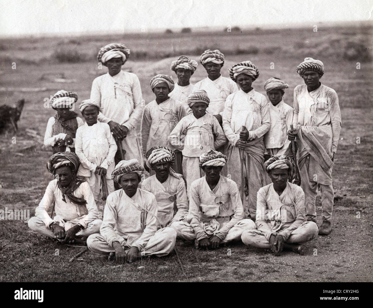 Group of Arab Men, ca 1880 Stock Photo - Alamy