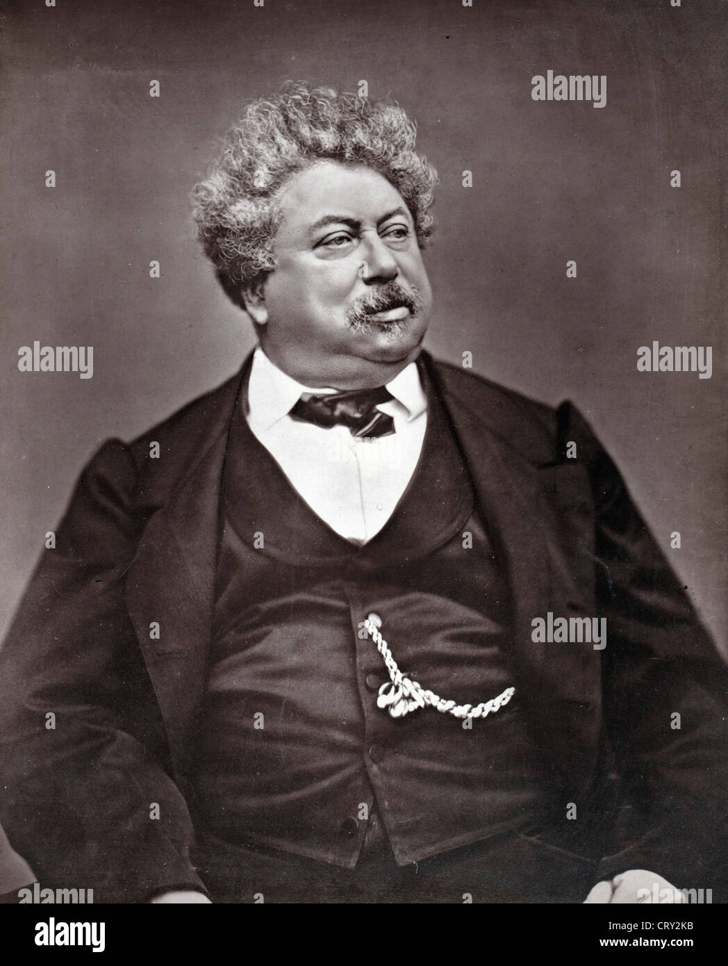 Portrait of Alexandre Dumas, ca 1880, by Etienne Carjat Stock Photo - Alamy