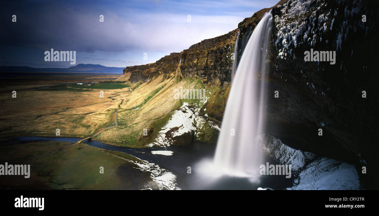 Seljalandsfoss in south coast hi-res stock photography and images - Alamy