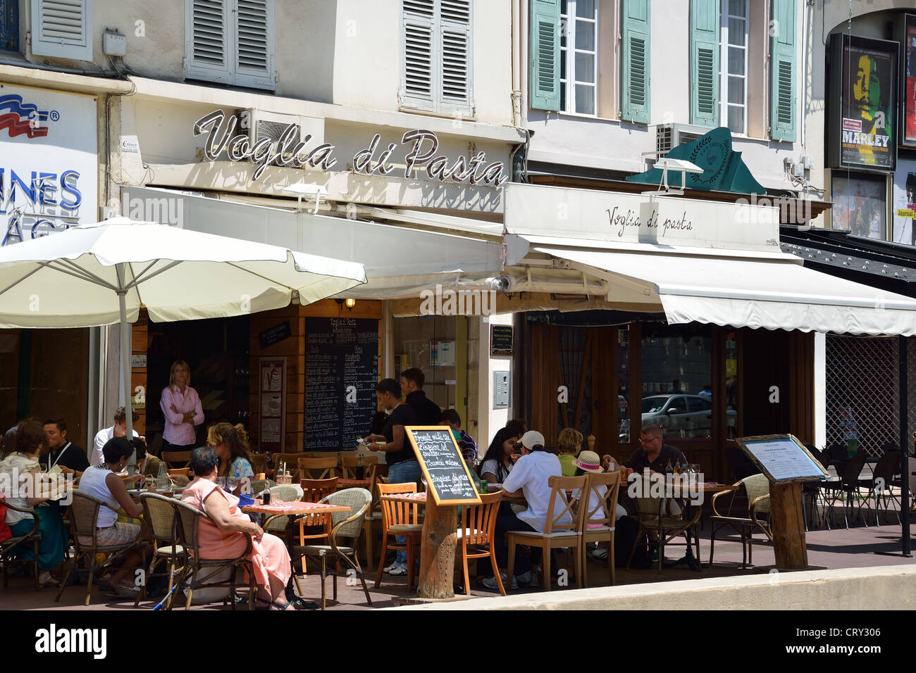 Voglia Di Pasta restaurant, Rue Félix Faure, Cannes, Côte d'Azur, Alpes ...