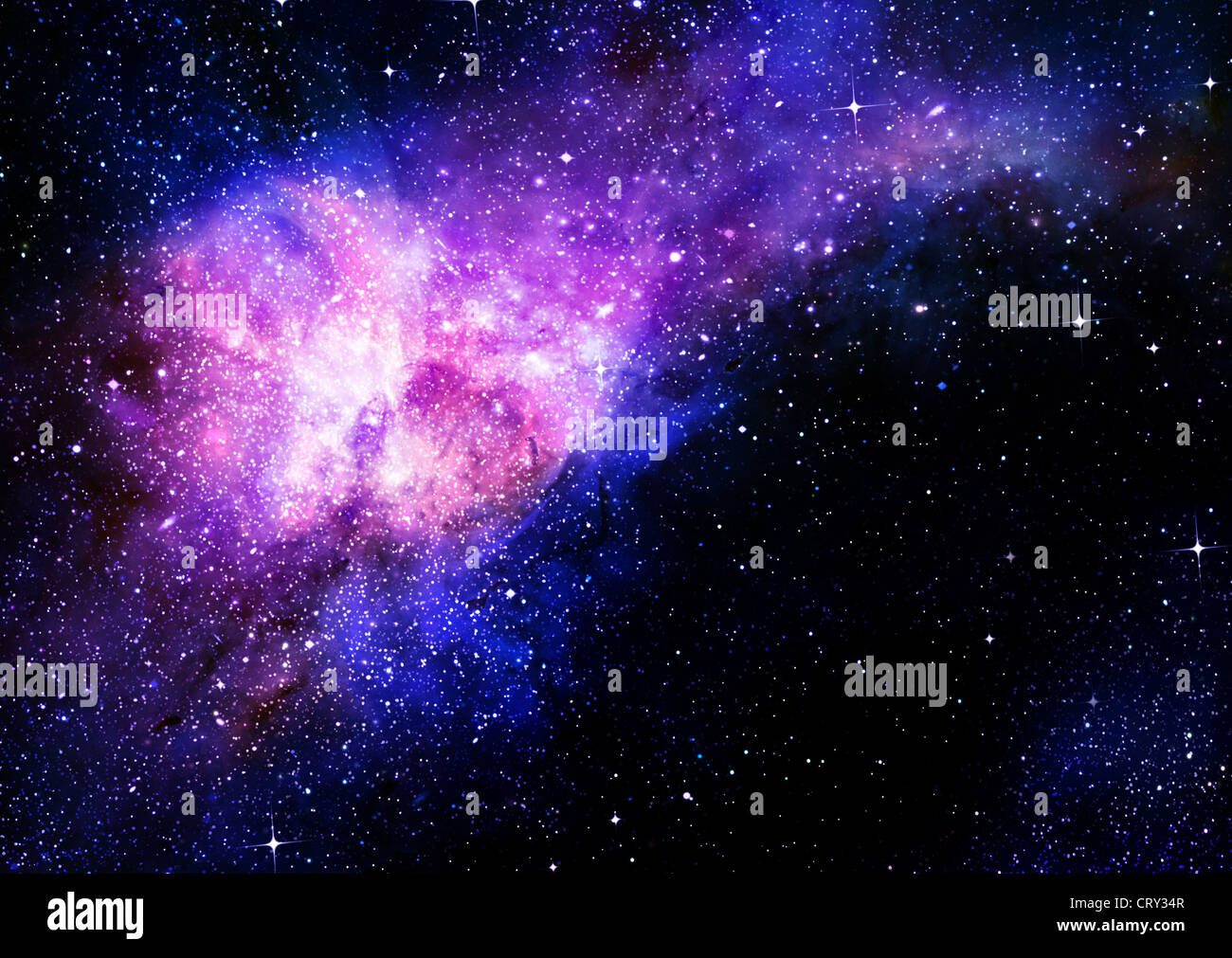 deep outer space background with stars and nebula Stock Photo - Alamy
