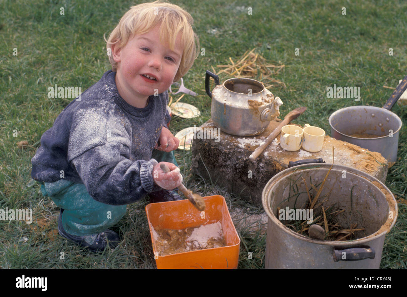 Child engaged in play hi-res stock photography and images - Alamy