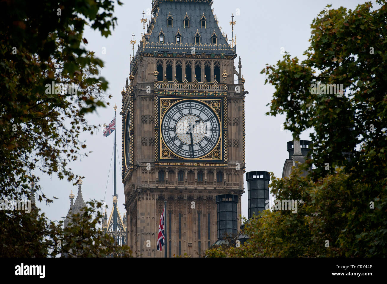 Big Ben, the clock tower of the Houses of Parliament Stock Photo - Alamy