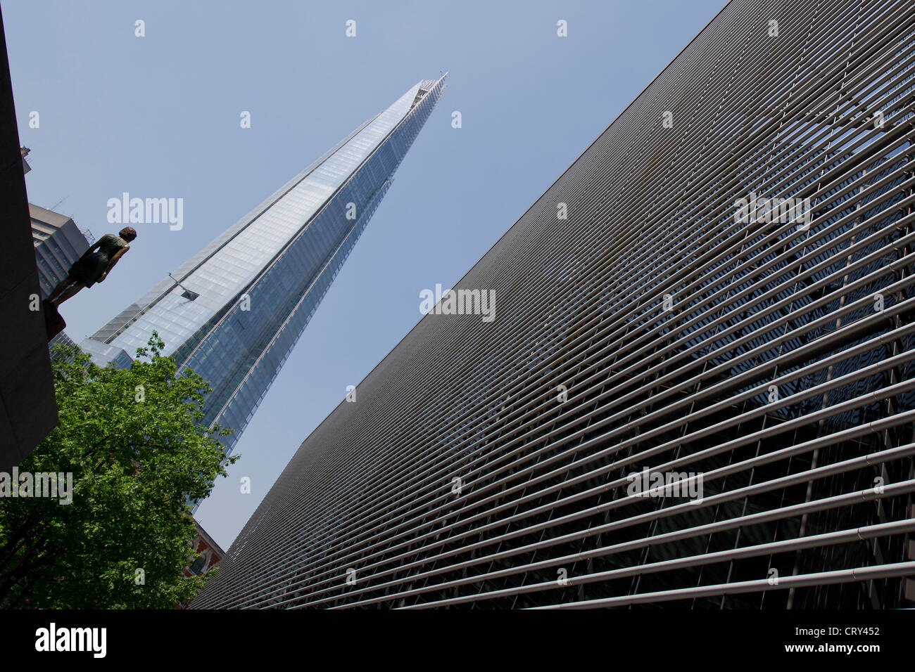 The Shard from the More London Riverside office complex Stock Photo - Alamy