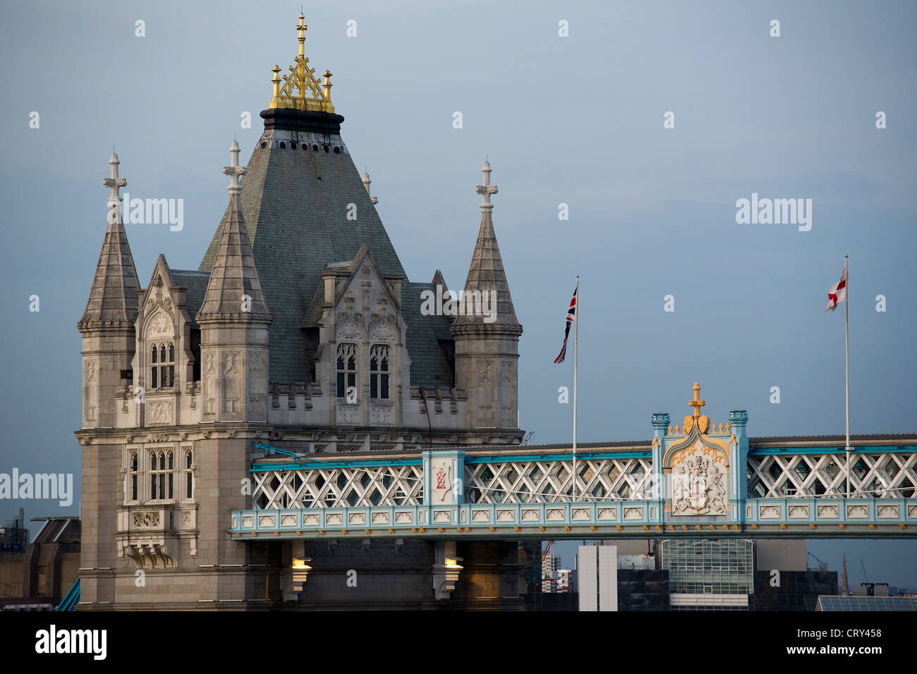 Tower Bridge walkways Stock Photo - Alamy