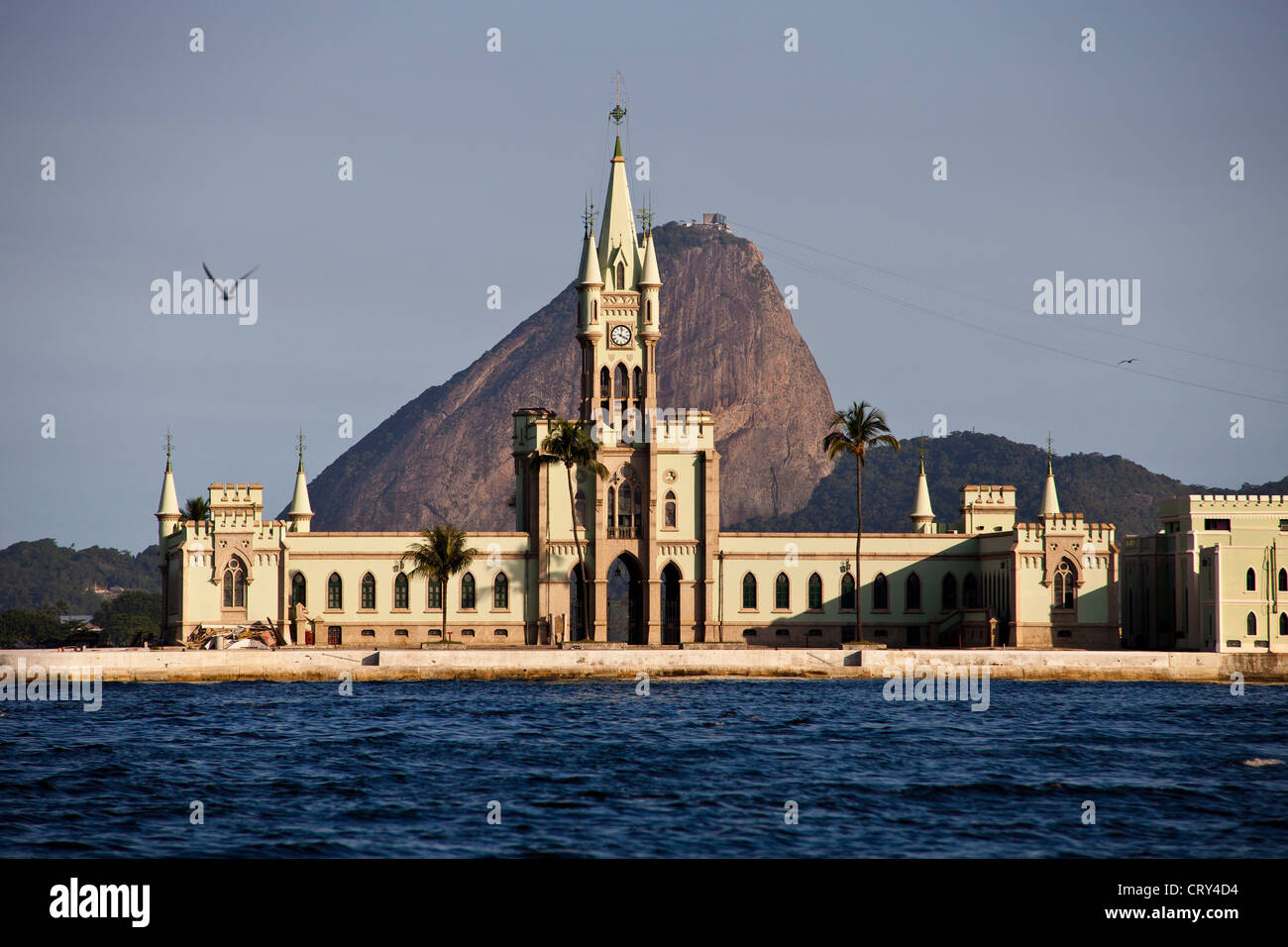 Ilha Fiscal, island located within Guanabara Bay, near Sugar Loaf, Rio ...