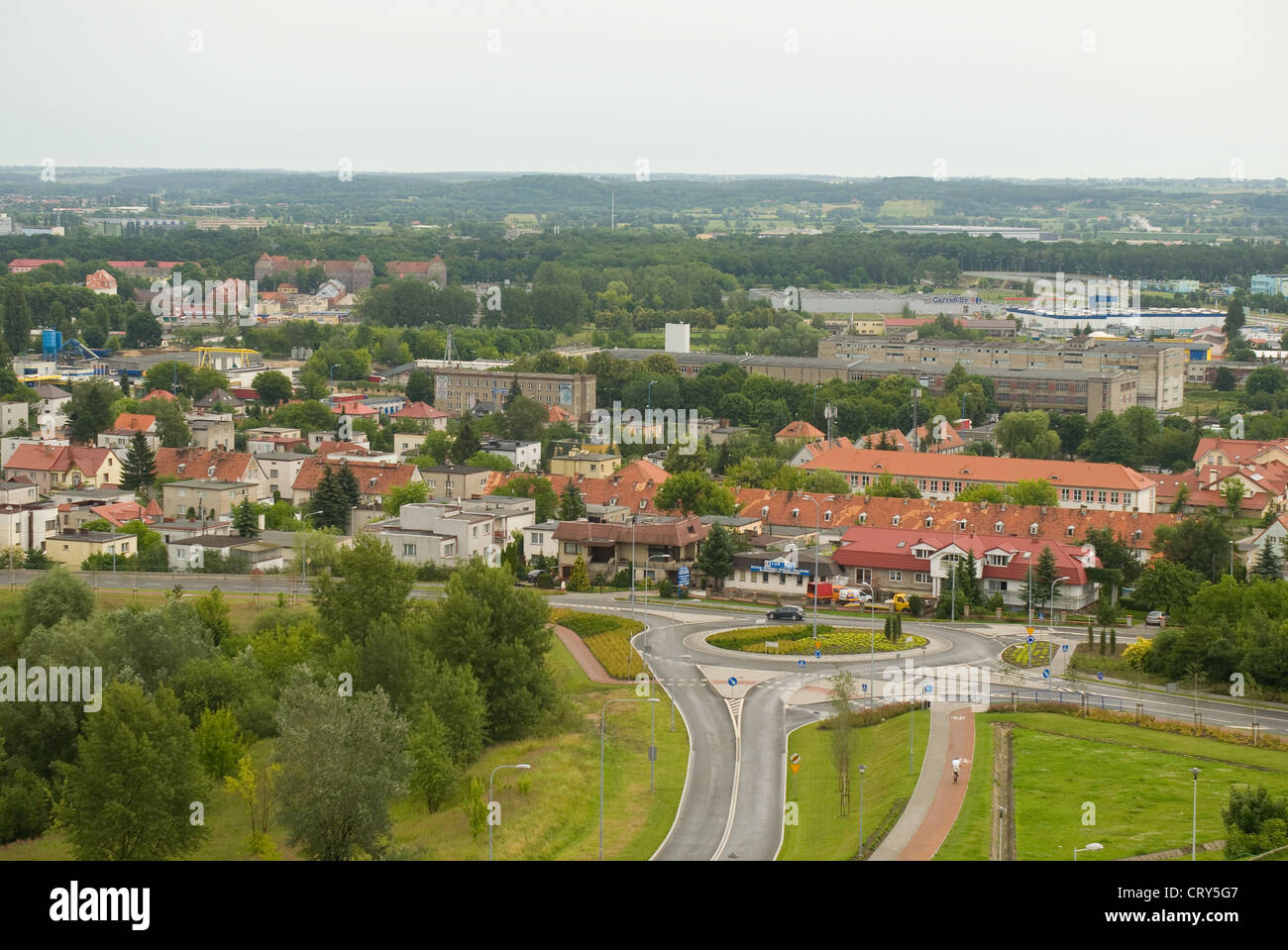 Blue house roundabout hi-res stock photography and images - Alamy