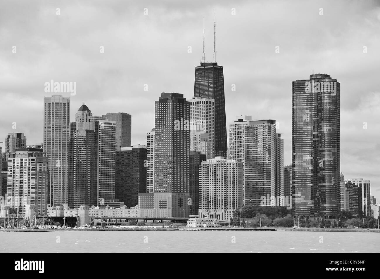 Chicago Black And White With Color