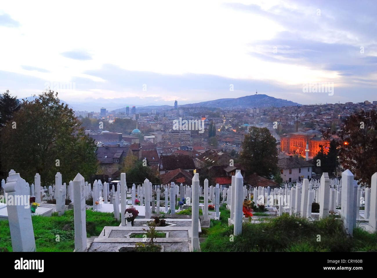 Alifakovac cemetery hi-res stock photography and images - Alamy