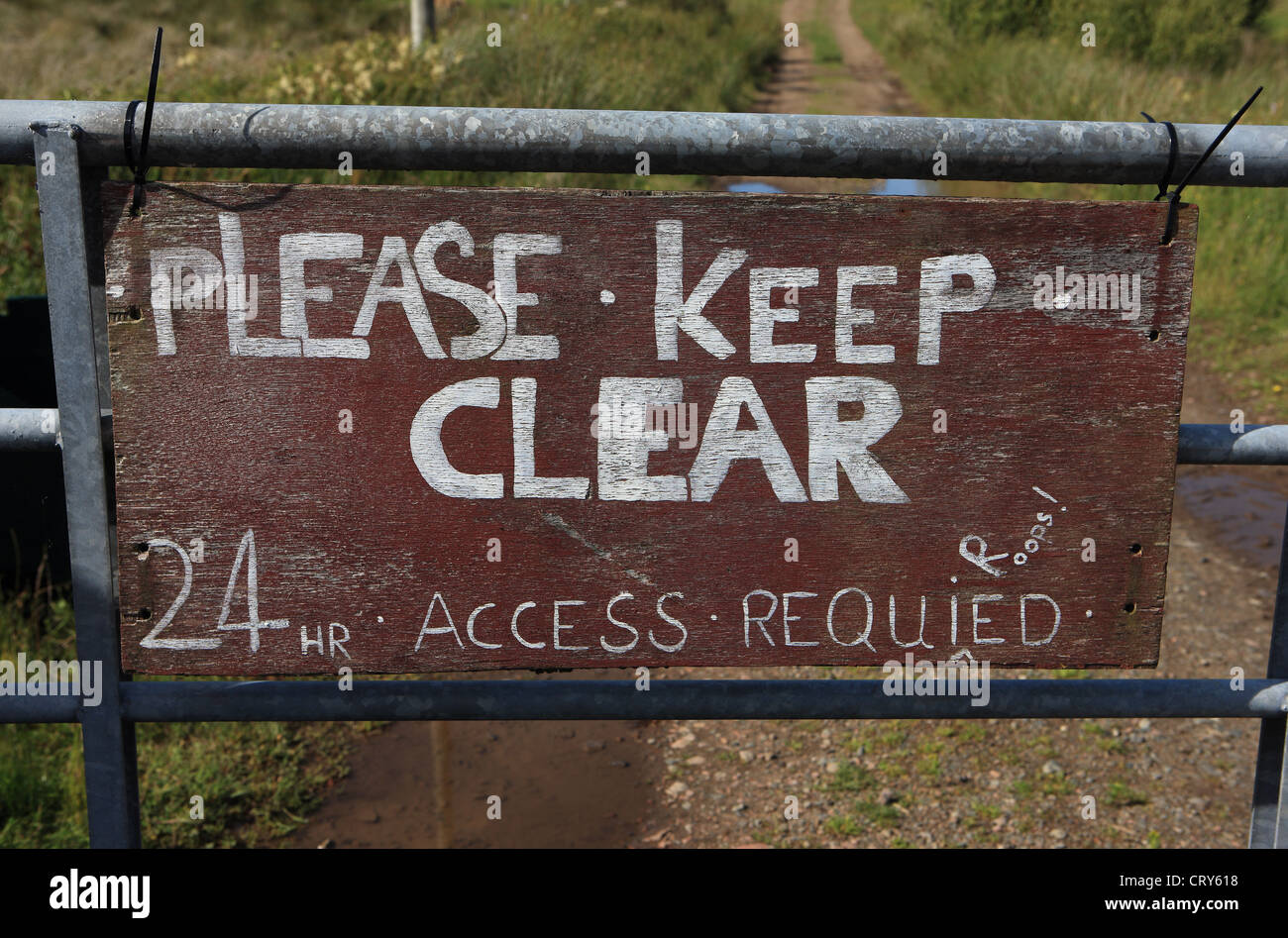 Keep clear spelling mistake hi-res stock photography and images - Alamy