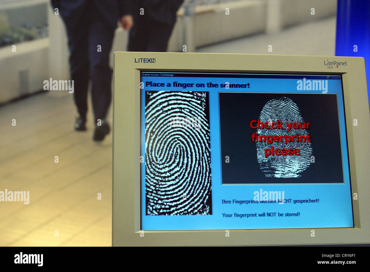 Food, SECURITY Exhibition, biometric identification Stock Photo - Alamy