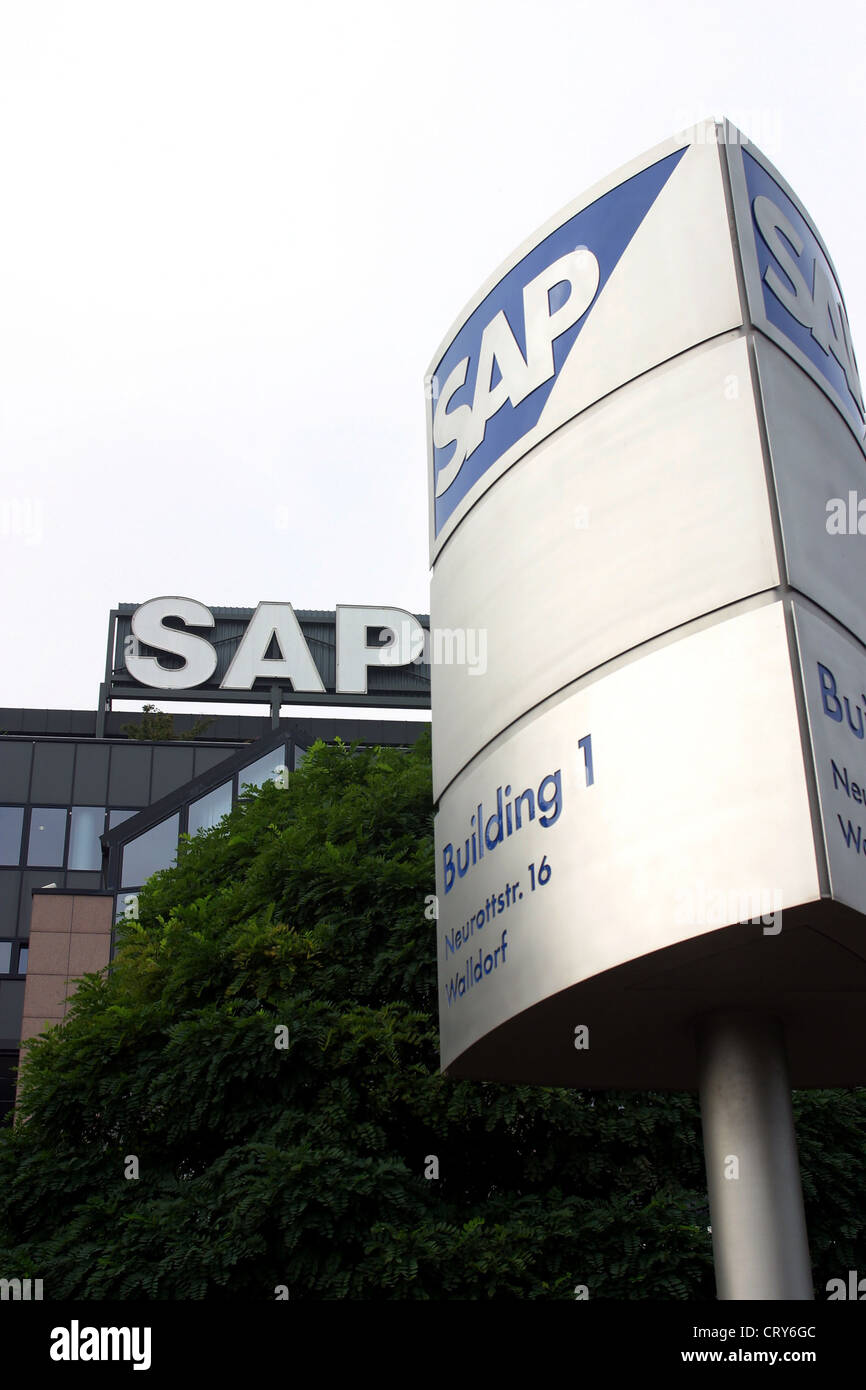 Sap sign logo hi-res stock photography and images - Alamy