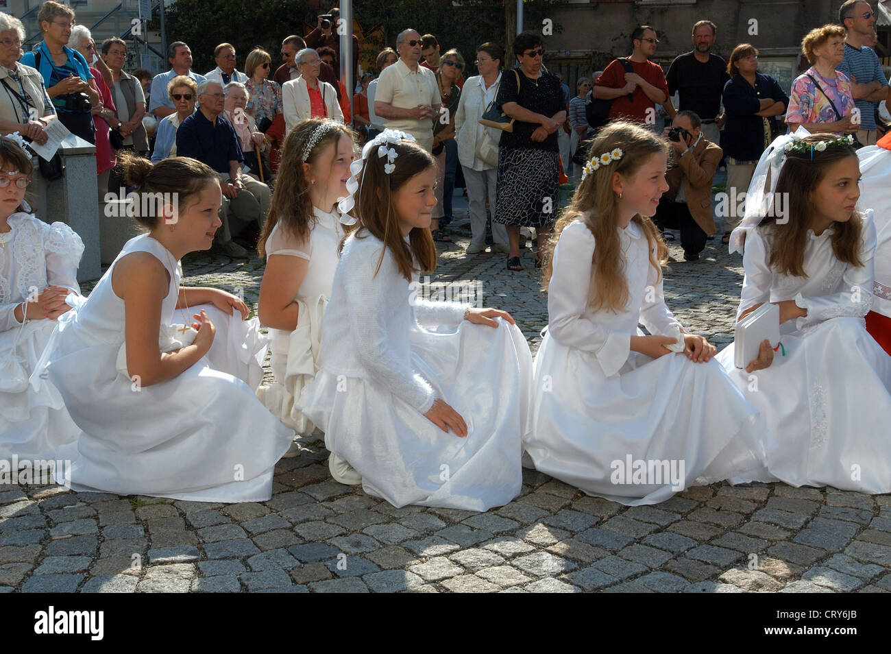 Corpus Christi procession in the Black Forest Stock Photo - Alamy