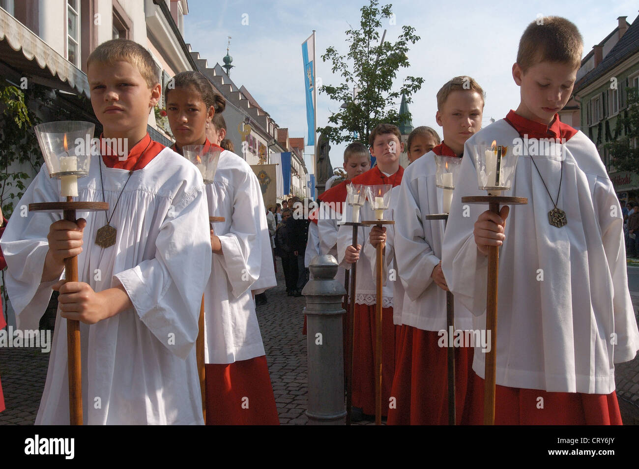 Corpus Christi procession in the Black Forest Stock Photo - Alamy
