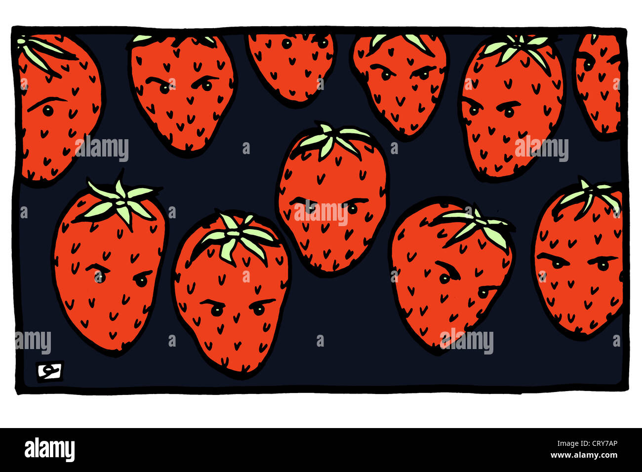 Genetically modified food drawings hi-res stock photography and images ...