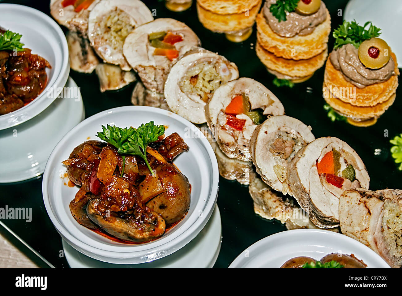 Arrangement cooking different varieties fish hi-res stock photography ...