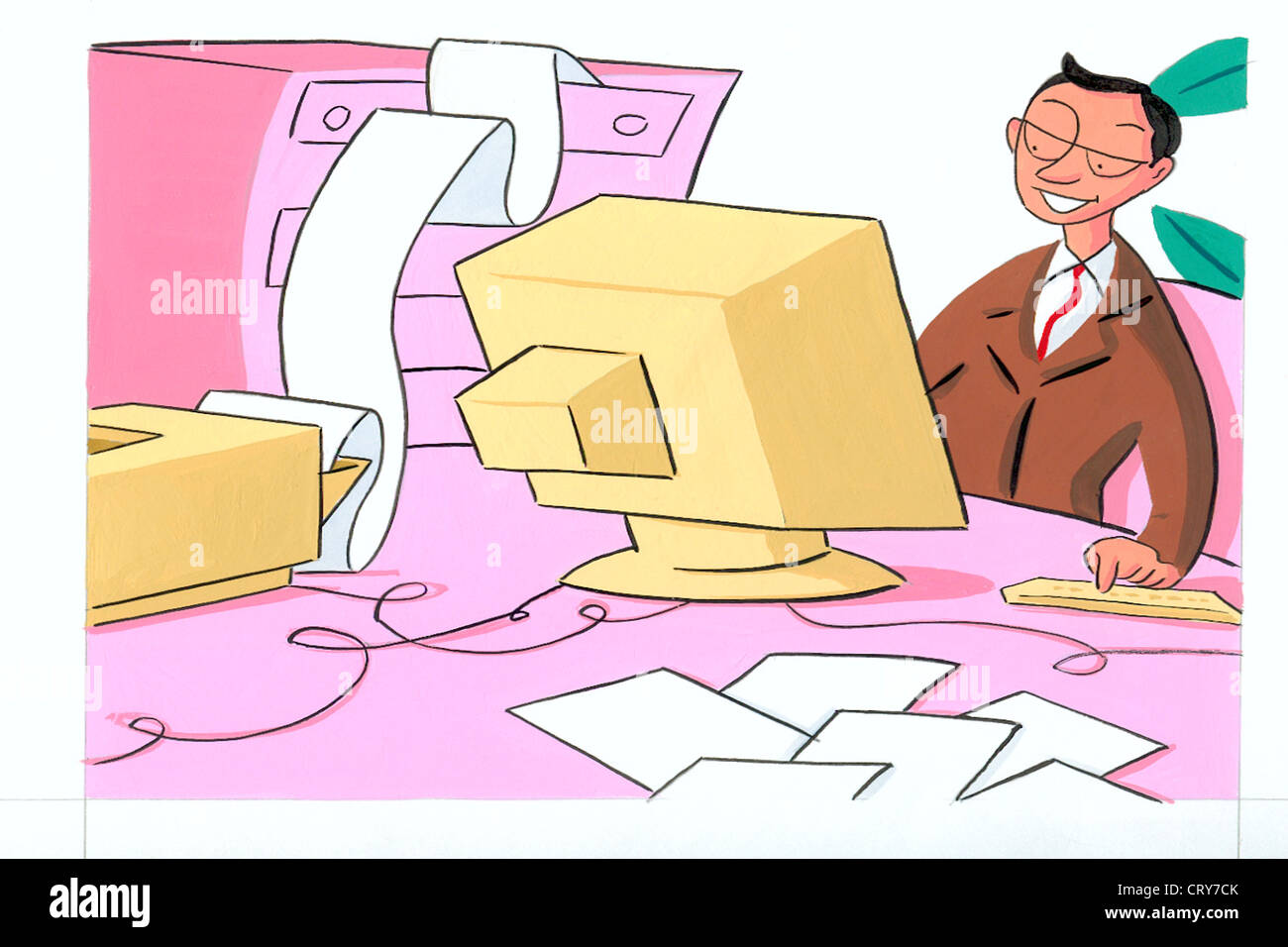 Computer illustration hi-res stock photography and images - Alamy