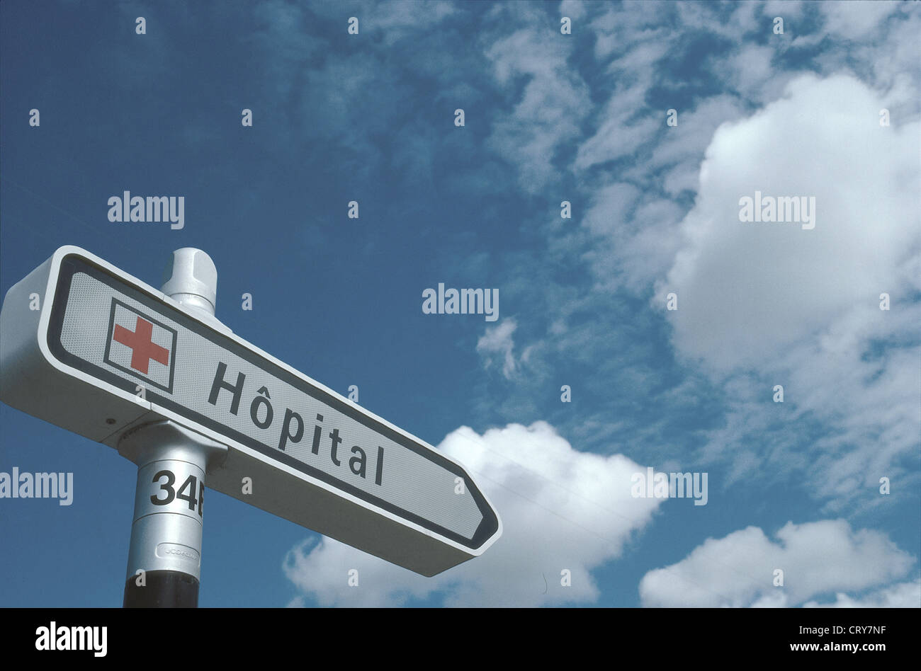 SYMBOL OF A HOSPITAL Stock Photo - Alamy