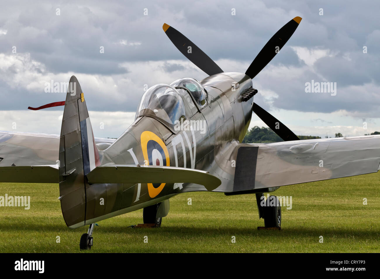 Vickers Supermarine Spitfire two seat version Stock Photo - Alamy