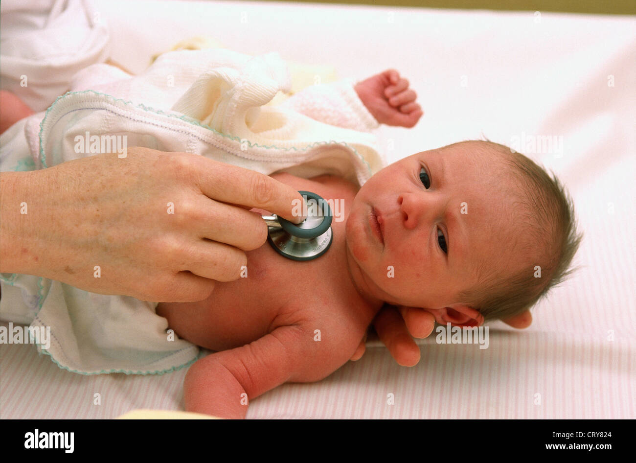 Auscultation newborn hi-res stock photography and images - Alamy