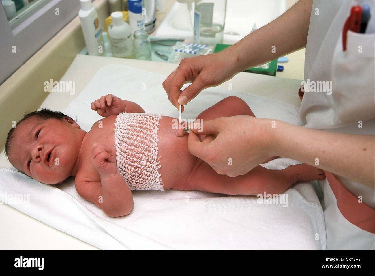 NEWBORN BABY HYGIENE Stock Photo - Alamy