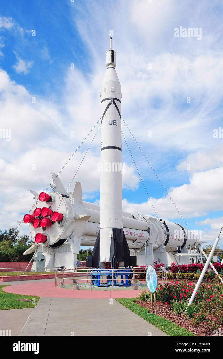 Kennedy Space Center Rocket Garden Stock Photo - Alamy