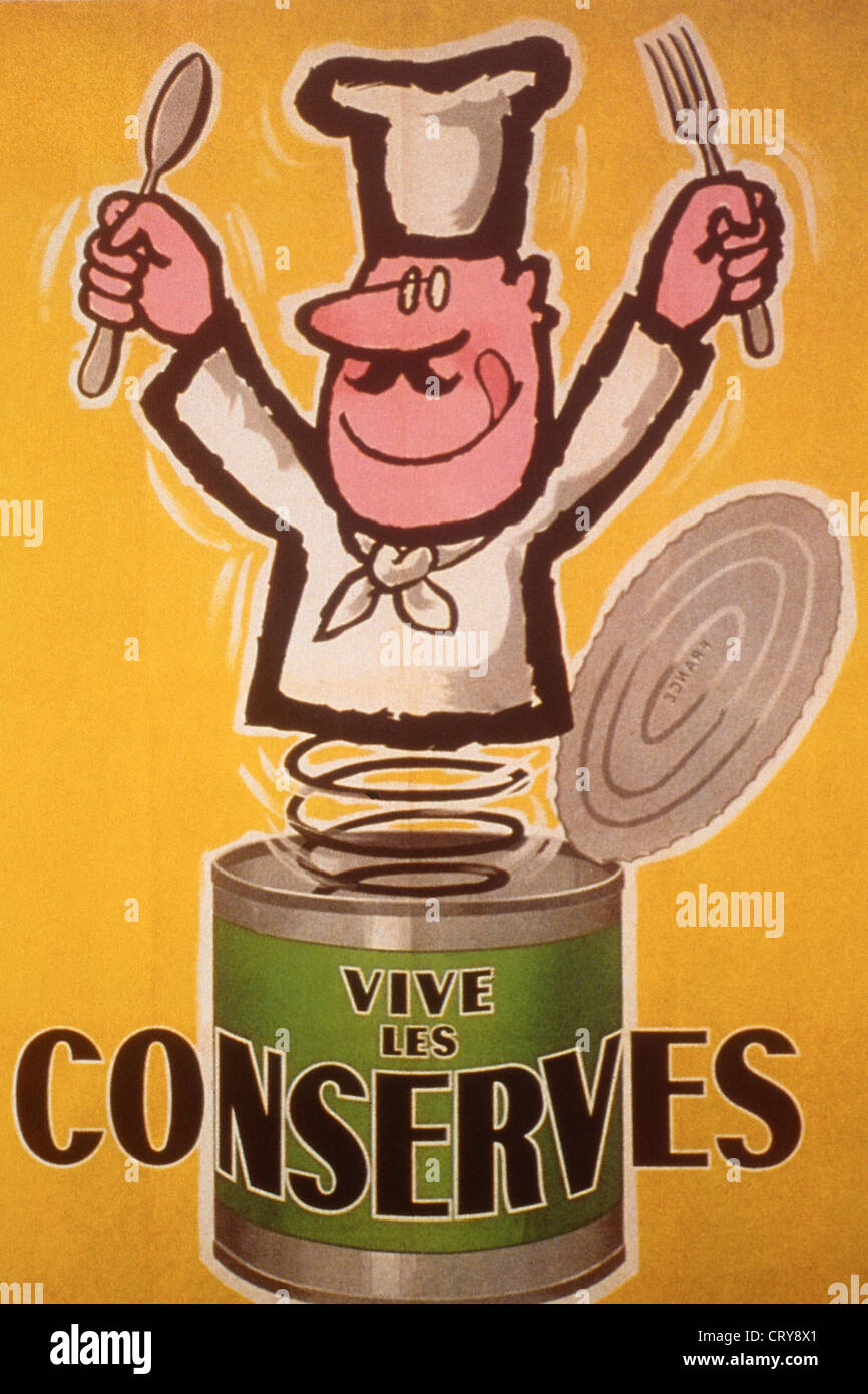 Canned food ad hi-res stock photography and images - Alamy