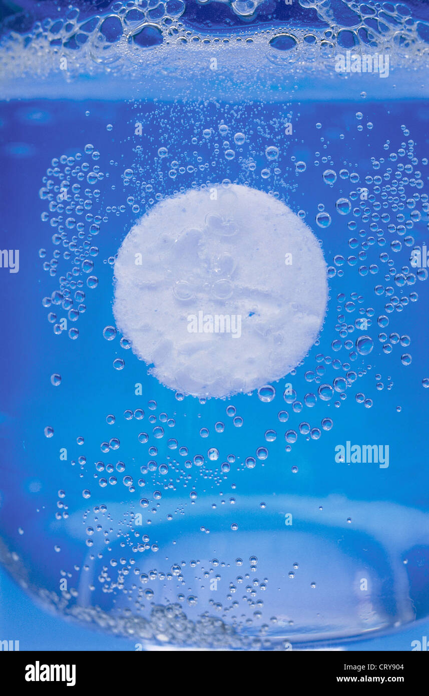 AN EFFERVESCENT TABLET Stock Photo - Alamy