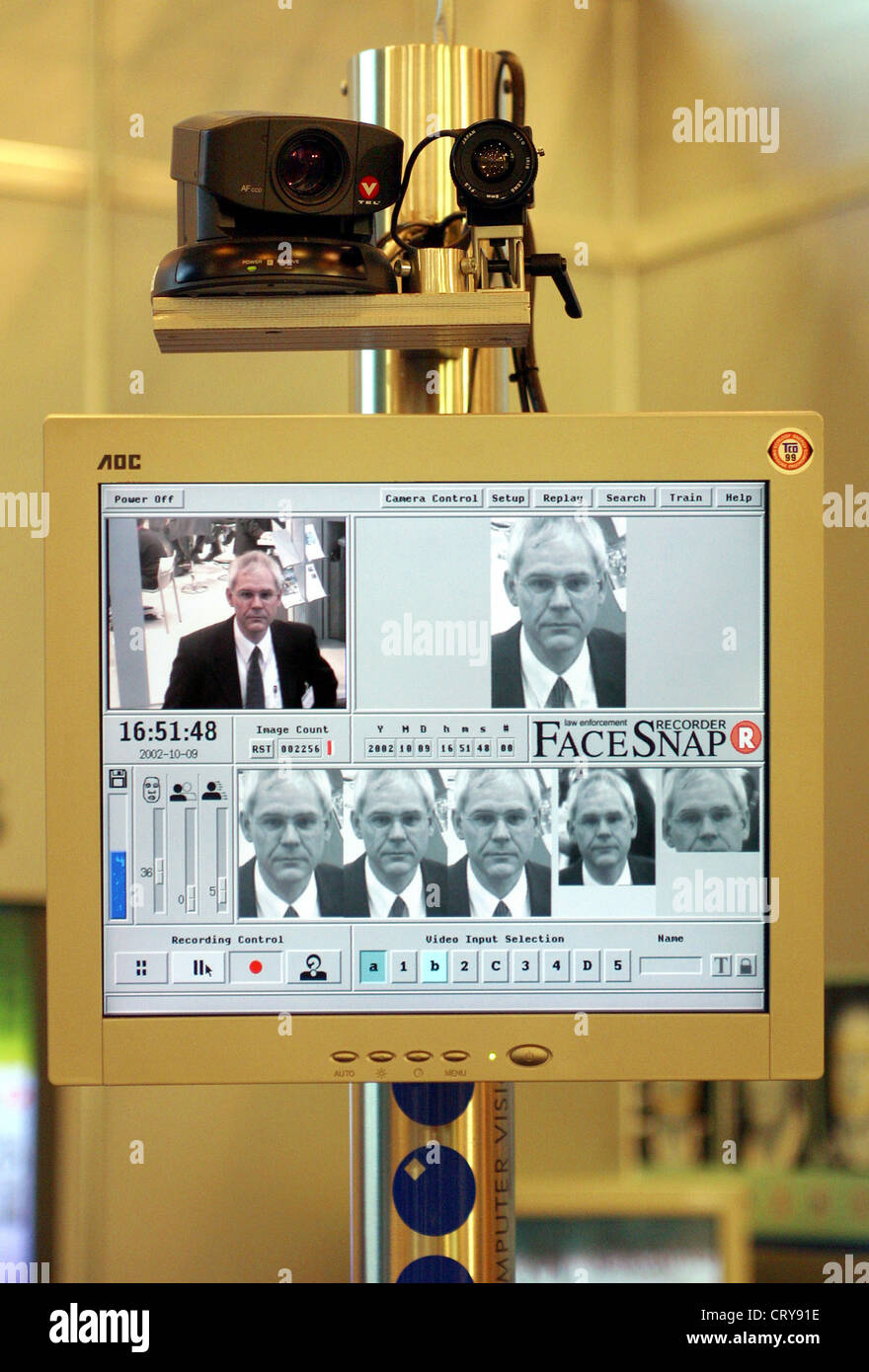 Food, SECURITY Exhibition, biometric identification Stock Photo - Alamy