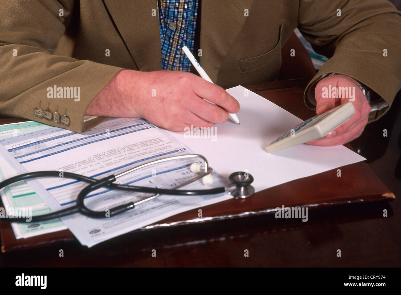 DOCTOR W. INCOME TAX FORM Stock Photo - Alamy