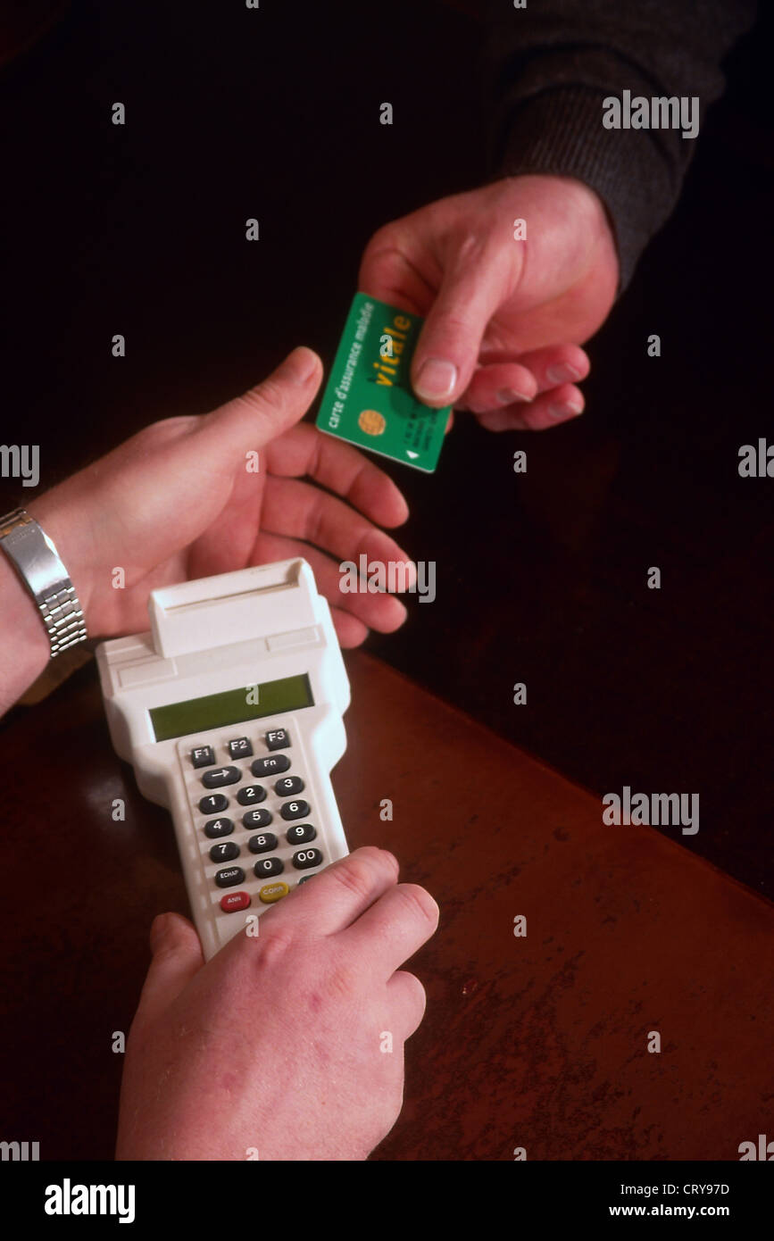 Health care card reader hi-res stock photography and images - Alamy