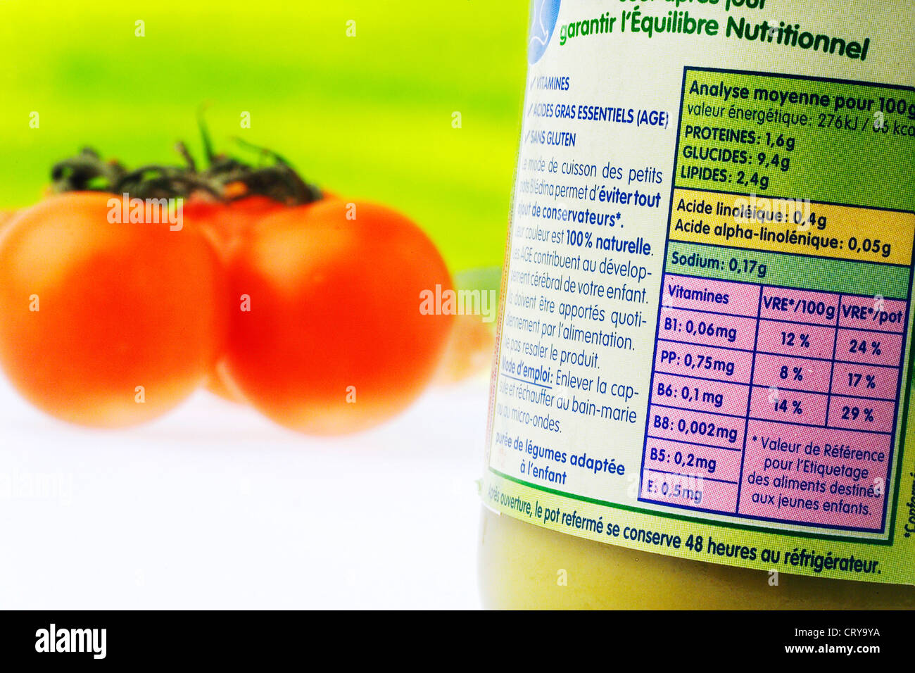 Food clean labelling hi-res stock photography and images - Alamy