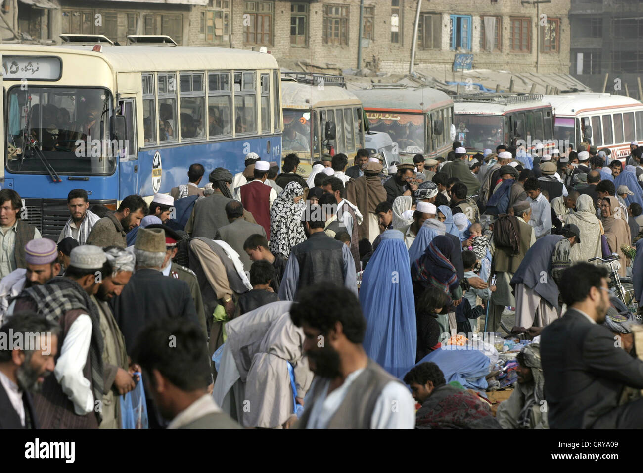 Road traffic in the center of Kabul Stock Photo - Alamy