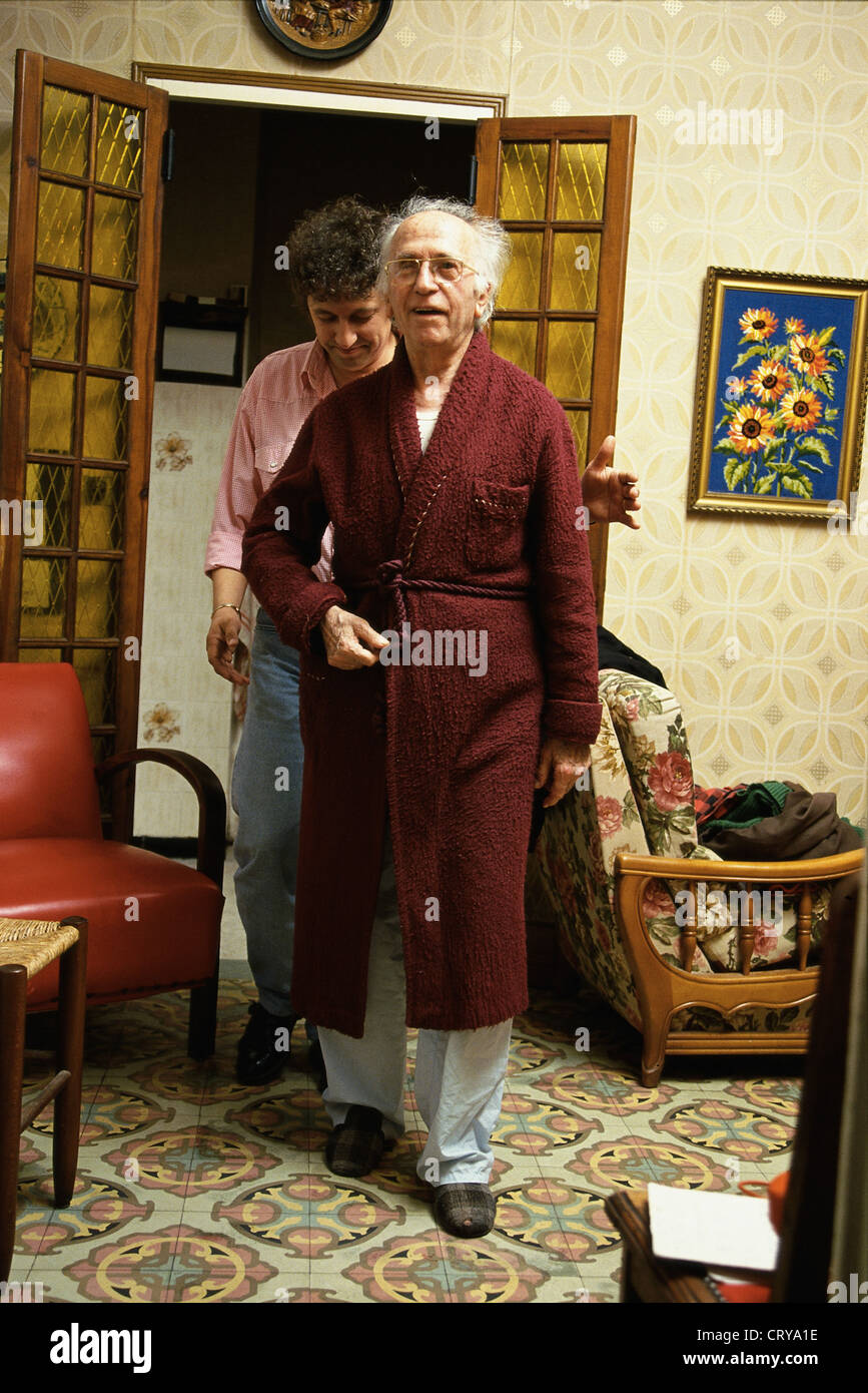 Elderly father sons hi-res stock photography and images - Alamy