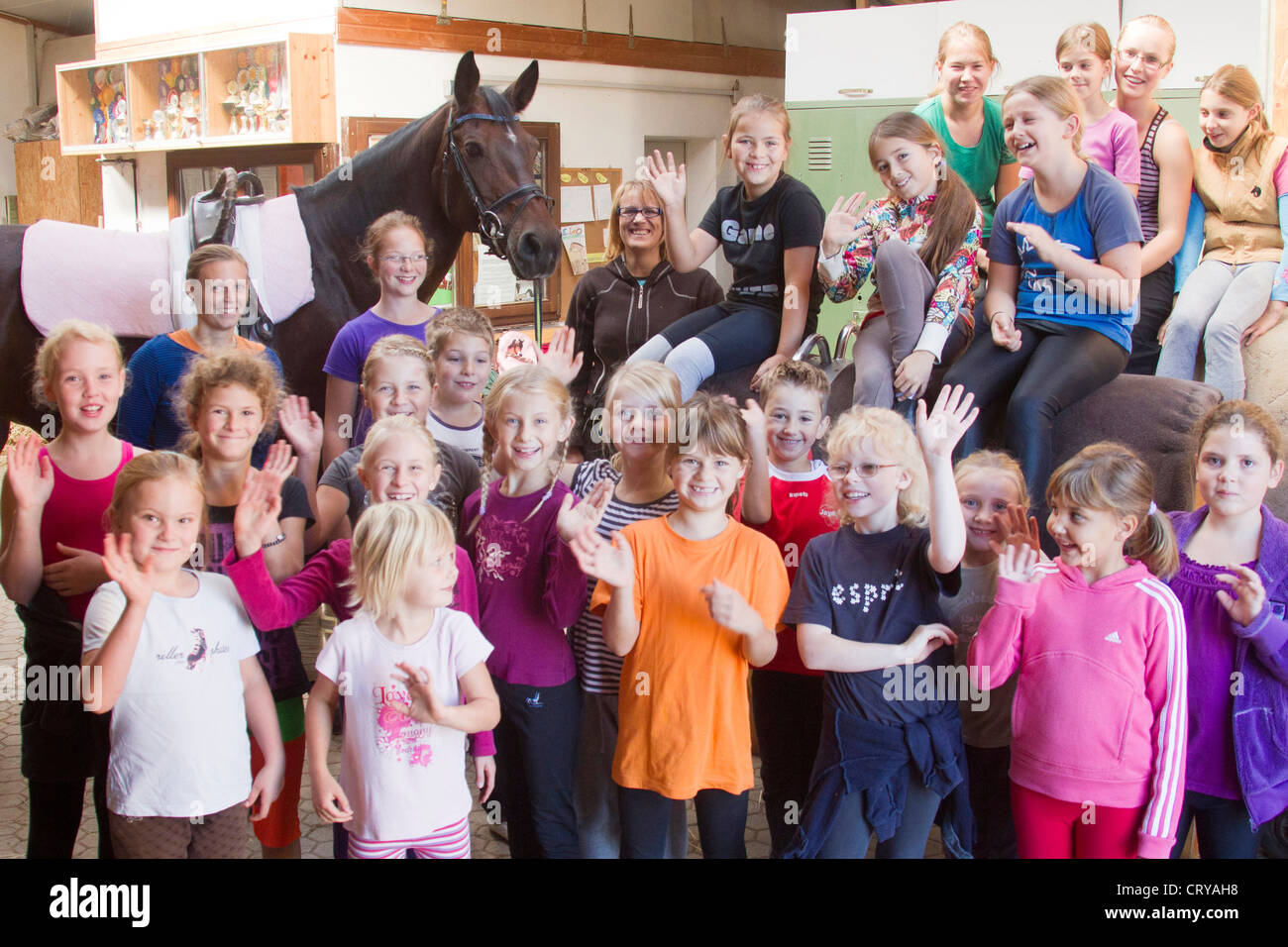 Vaulting equestrian team hi-res stock photography and images - Alamy