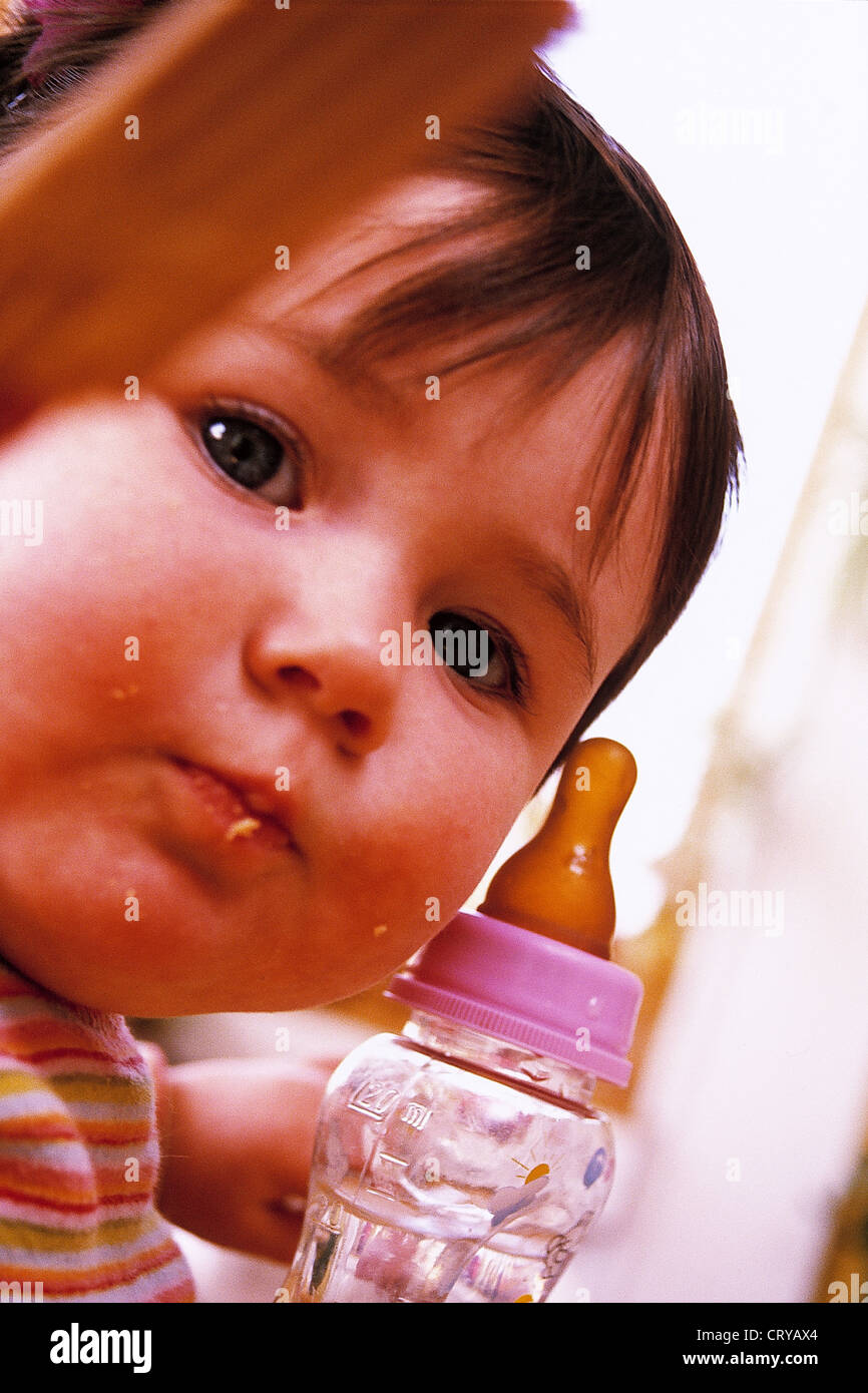 PORTRAIT OF AN INFANT Stock Photo - Alamy