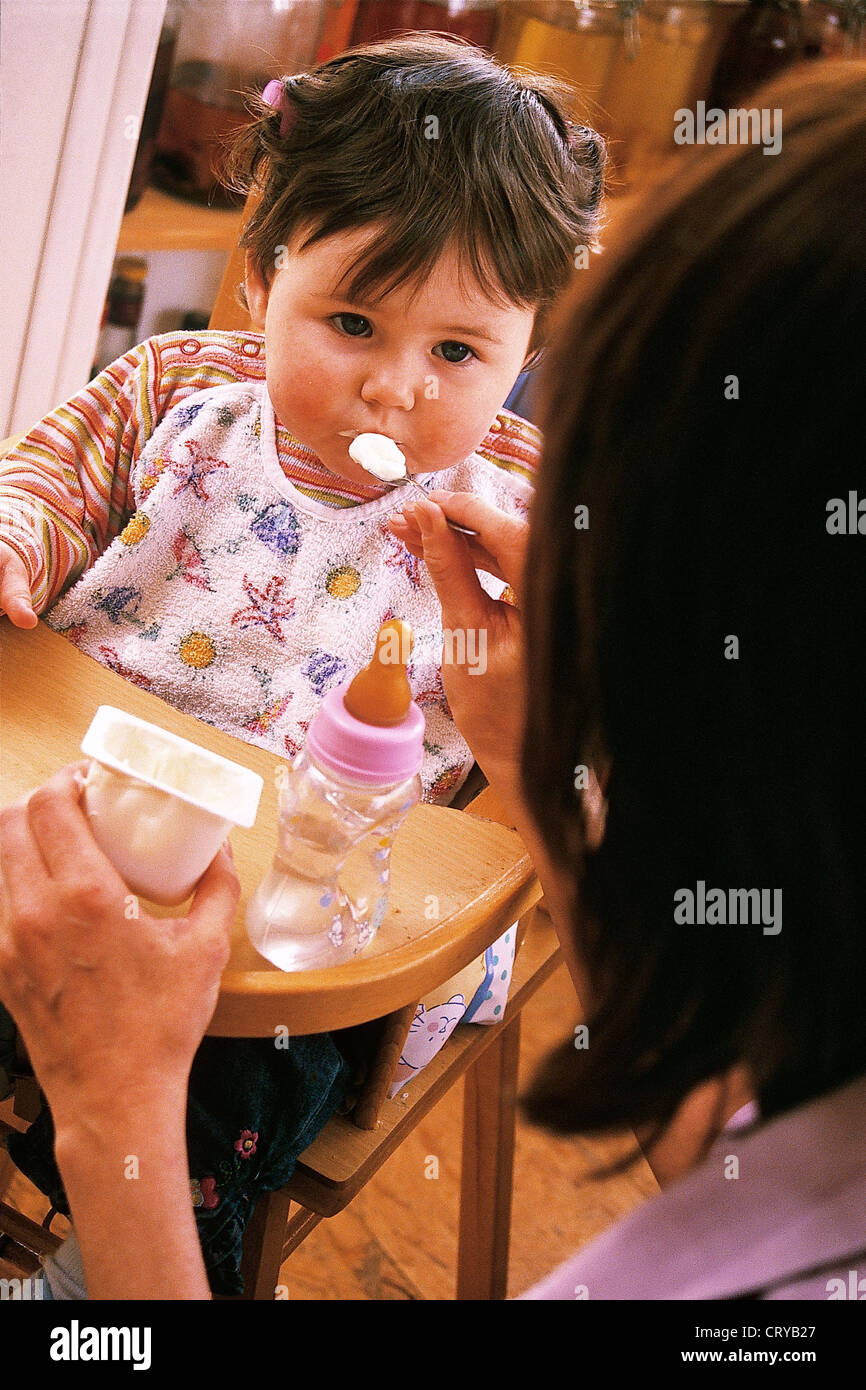 Infant feeding chairs hi-res stock photography and images - Alamy