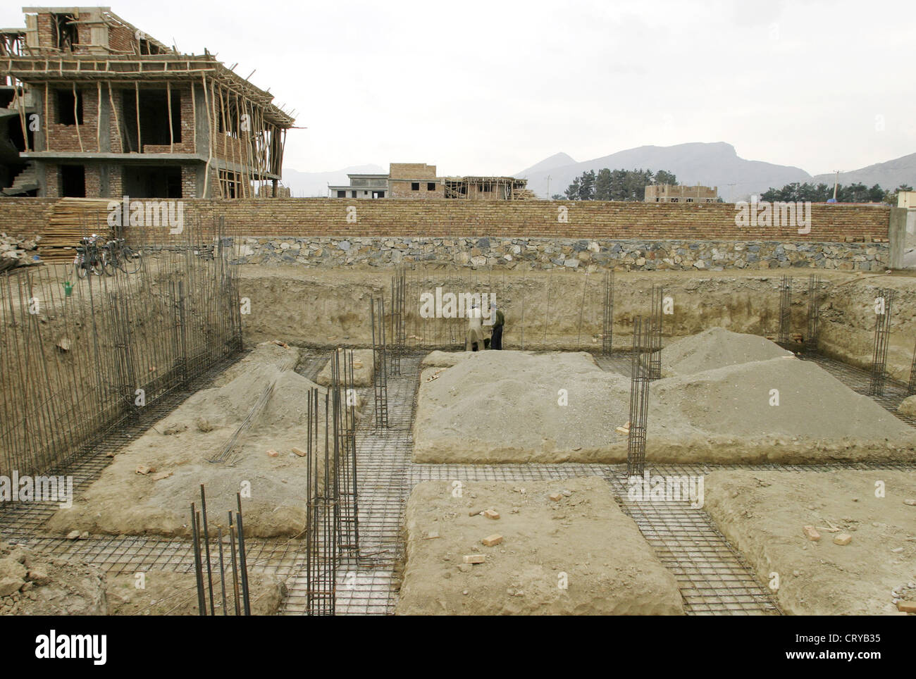 Construction site in Kabul Stock Photo - Alamy