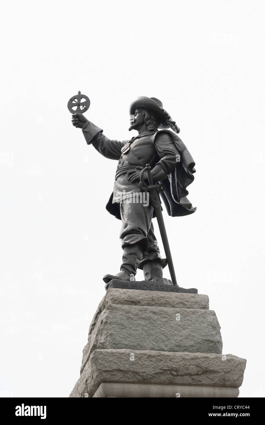 Samuel de Champlain statue, Ottawa Stock Photo - Alamy
