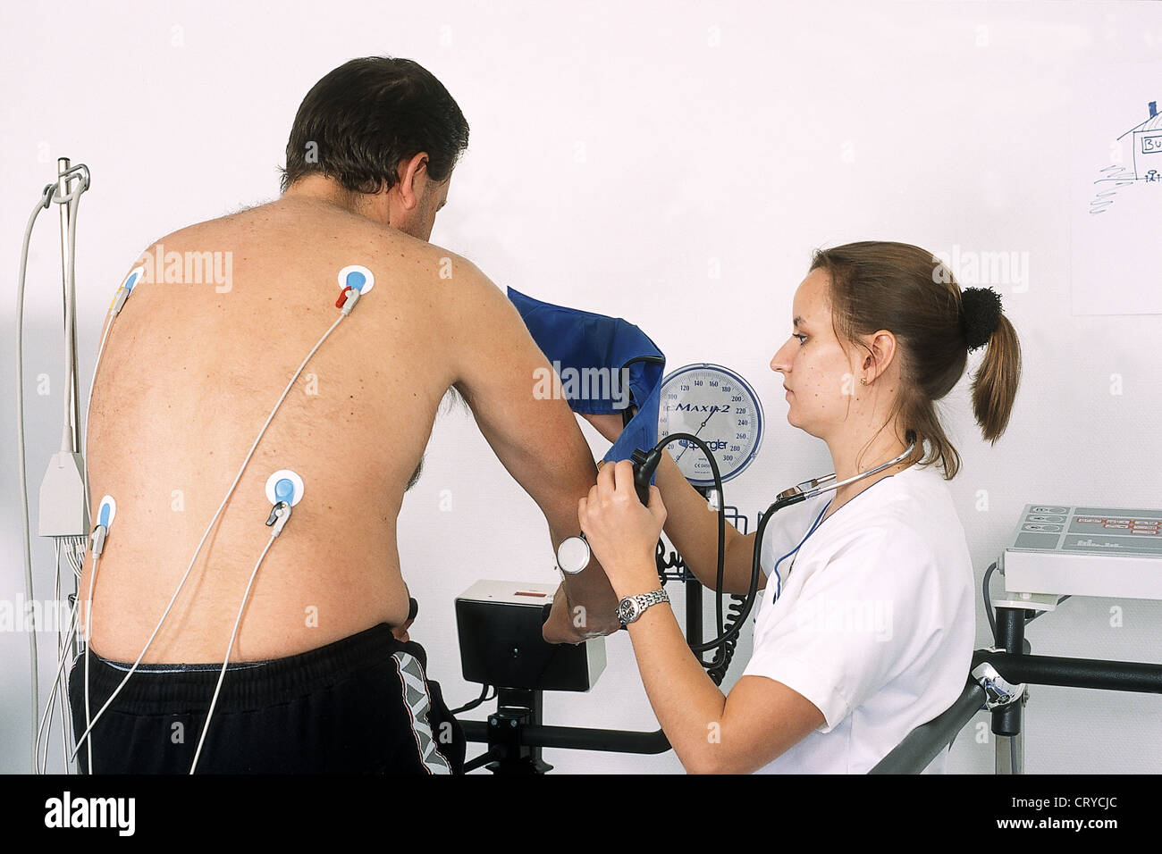 STRESS TEST, MAN Stock Photo - Alamy