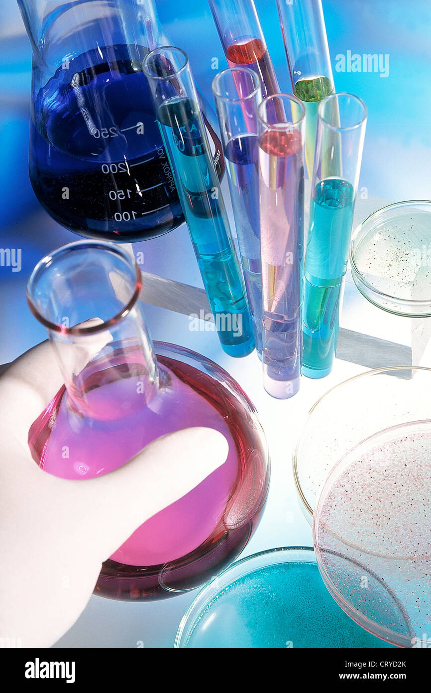 LABORATORY MATERIAL Stock Photo - Alamy