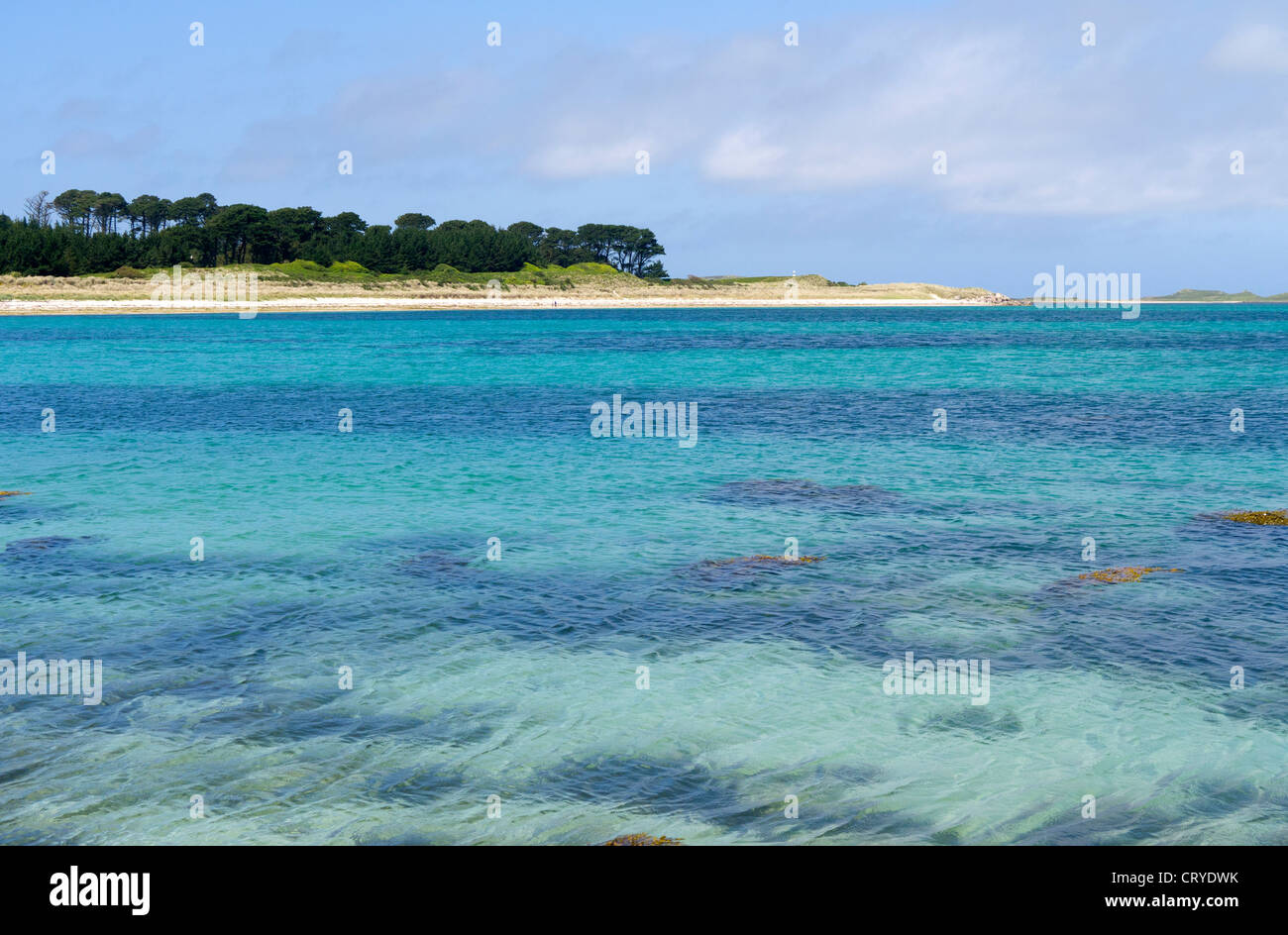 Pentle Bay, Tresco Isles of Scilly. Cornwall UK Stock Photo - Alamy