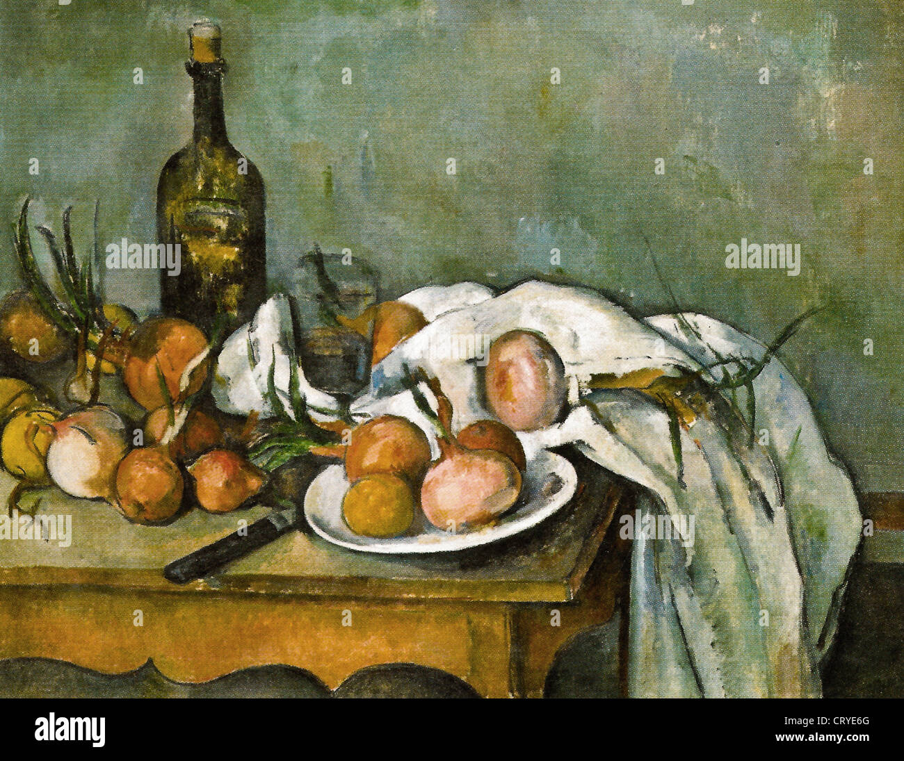 Paul Cézanne Still Life with Onions 1895 XIX th century Orsay Museum ...