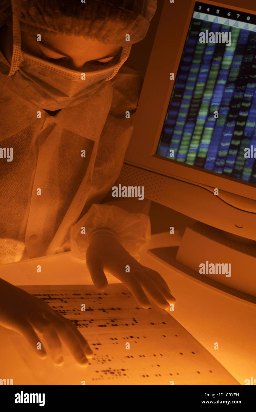 Computer Gene Sequencing High Resolution Stock Photography and Images ...