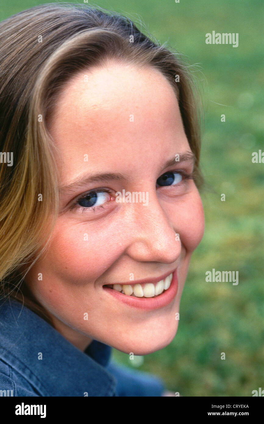 PORTRAIT OF ADOLESCENT GIRL Stock Photo - Alamy