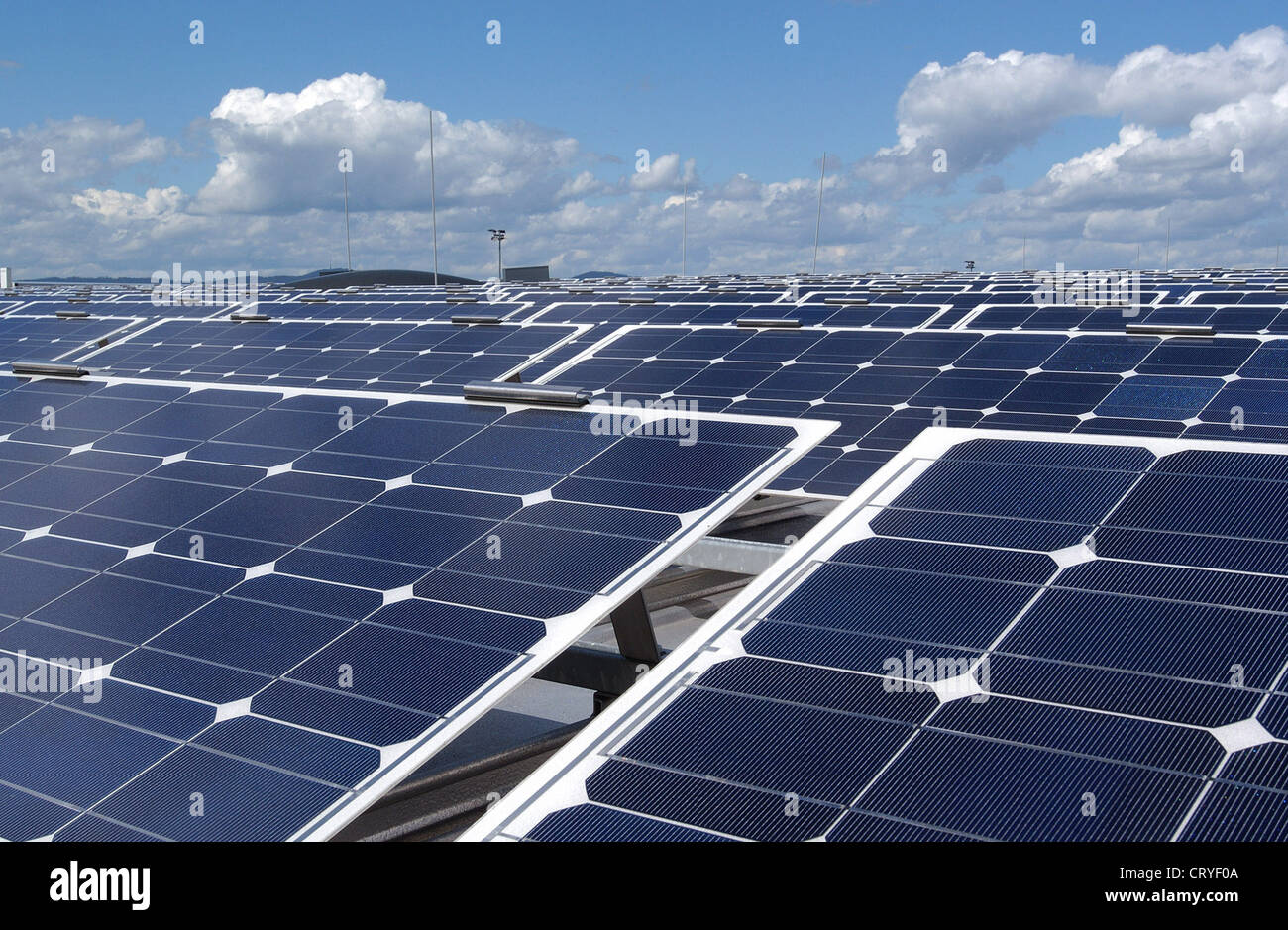 Solar power plant in Freiburg Stock Photo - Alamy